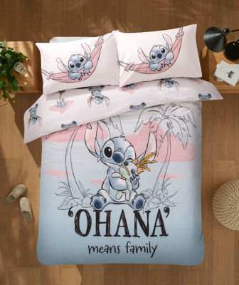 Disney Stitch Ohana Means Family Reversible Duvet Set | Home | George ...