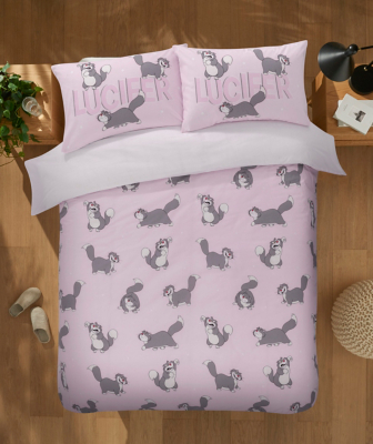 Disney Cinderella Lucifer Reversible Duvet Set | Home | George at ASDA