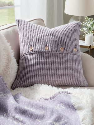Stacey Solomon Plain Textured Cushion | Home | George at ASDA
