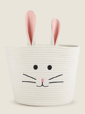 White Rabbit Rope Large Cotton Storage Box | Home | George at ASDA