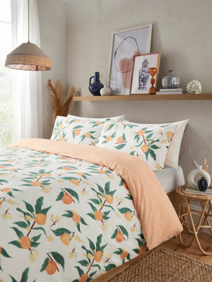 Floral Fruit Reversible Duvet Set | Home | George at ASDA