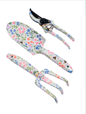 Cabin Print 3 Piece Tool Set | Outdoor & Garden | George at ASDA