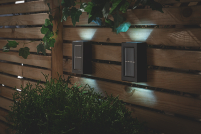 Up and Down Wall Lights - Set of 2 | Outdoor & Garden | George at ASDA