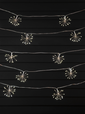 10 Solar Starburst String Lights | Outdoor & Garden | George at ASDA