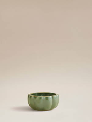 Green Reactive Glaze Pumpkin Bowl | Home | George at ASDA