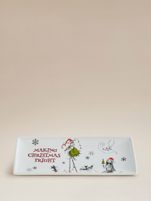 Nightmare Before Christmas White Earthenware Platter | Home | George at ...