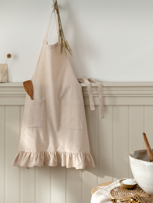 Stacey Solomon Natural Frill Apron | Home | George at ASDA