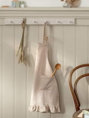 Stacey Solomon Natural Frill Kids’ Apron | Home | George at ASDA