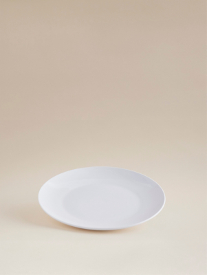 White Fine China Dinner Plate | Home | George at ASDA