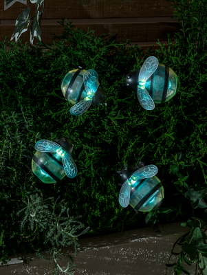 Bee Lights - Set of 4 | Outdoor & Garden | George at ASDA