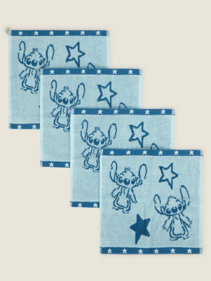 Disney Stitch Face Cloth - Set of 4 | Home | George at ASDA