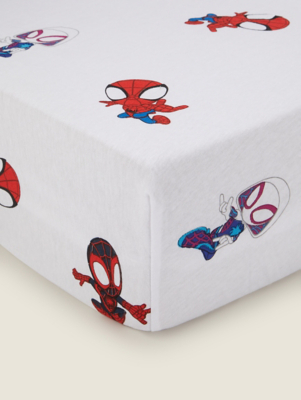 Disney Spider-Man Cotbed Fitted Sheets - Set of 2 | Baby | George at ASDA