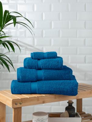 Super Soft Face Cloth - Electric Blue | Home | George at ASDA