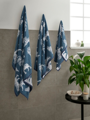Teal Tiger Cotton Towel Range | Home | George at ASDA
