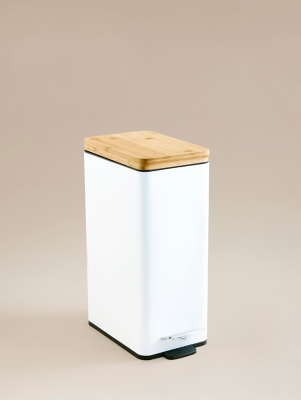 Pedal Bin With Bamboo Lid 15L | Home | George at ASDA