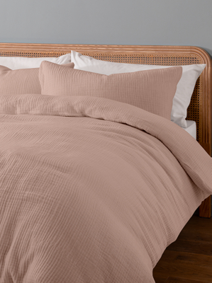 Beige Muslin Duvet Set | Home | George at ASDA