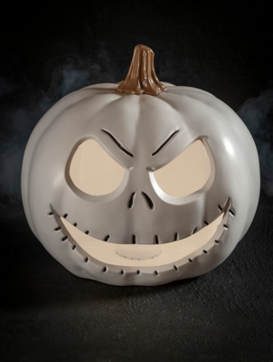 Halloween White Giant Jack Skellington Pumpkin Light | Halloween ...