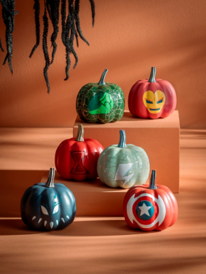 Halloween Marvel Avengers Pumpkin - Set of 6 | Halloween | George at ASDA