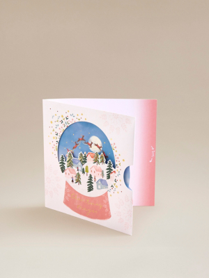 Snow Globe Luxury Christmas Cards - Set of 5 | Christmas | George at ASDA