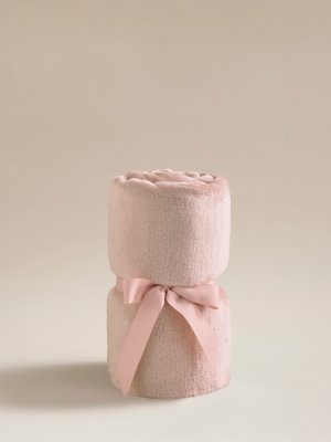 Dusty Pink Plain Super Soft Throw | Home | George at ASDA