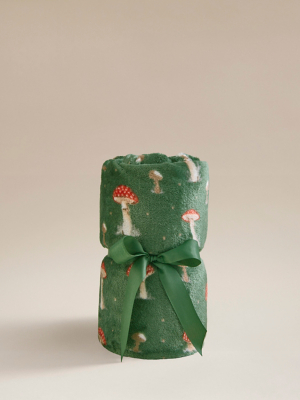 Green Toadstool Super-Soft Throw | Home | George at ASDA