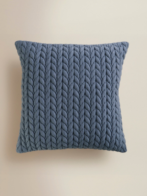 Plain Plaited Cushion | Home | George at ASDA