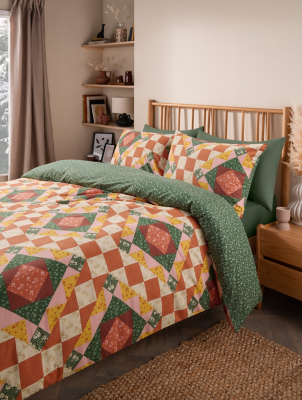 Autumn Patch Reversible Duvet Set | Home | George at ASDA