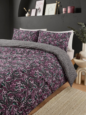 Abstract Butterfly Reversible Duvet Set | Home | George at ASDA