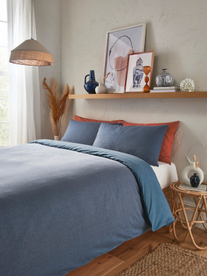 White Spring Cottage Large Bloom Reversible Duvet Set | Home | George ...