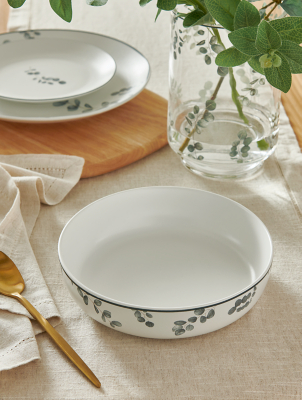 Stacey Solomon White Eucalyptus Pasta Bowl | Home | George at ASDA