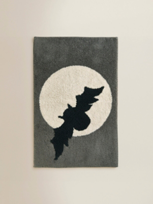 Grey Bat & Moon Bath Mat | Home | George at ASDA
