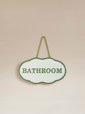 Green Bathroom Sign | Home | George at ASDA