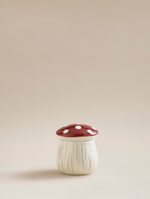 Cosy Craft Cottage Mushroom Cotton Jar | Home | George at ASDA
