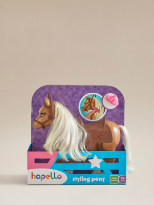 Hapello Brown Styling Pony | Toys & Character | George at ASDA