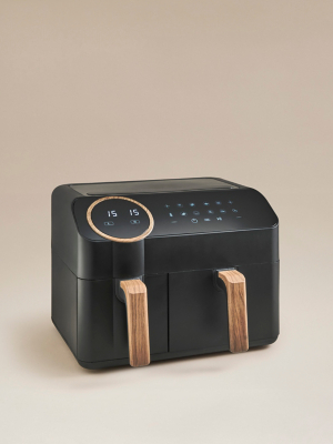 Matte Black Scandi 9.5L Dual Drawer Air Fryer | Electricals | George at ...