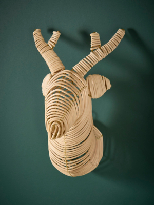 Brown Rattan Reindeer Head | Christmas | George at ASDA