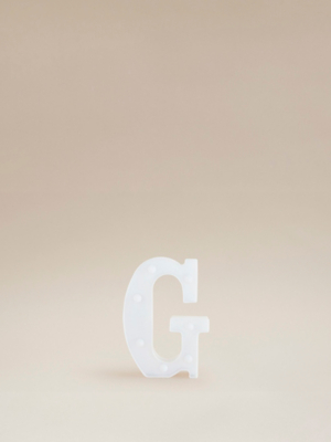 White Alphabet Light - G | Toys & Character | George at ASDA