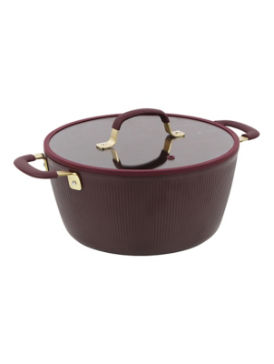 Purple Barbican Non-Stick Stock Pot with Lid - 28cm | Home | George at ASDA
