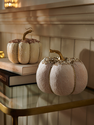 Stacey Solomon White Pumpkin 2 Pack | Home | George at ASDA