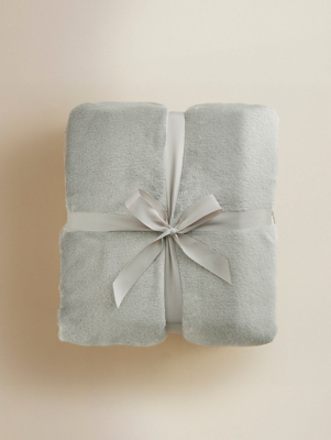Grey Super-Soft Throw | Home | George at ASDA