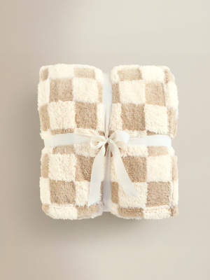 Super-Soft Checkerboard Blanket | Home | George at ASDA