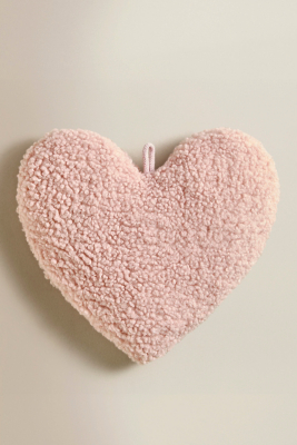 Pink Boucle Heart-Shaped Warmer | Home | George at ASDA