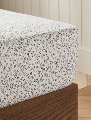 Stacey Solomon Floral Brushed Cotton Fitted Sheet | Home | George at ASDA