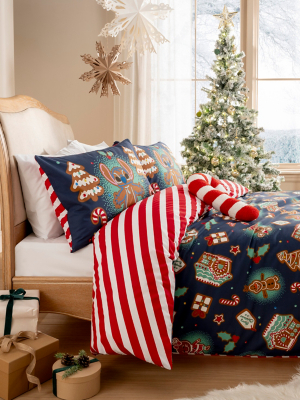Disney Christmas Gingerbread Reversible Duvet Set | Home | George at ASDA