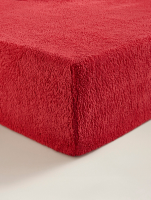 Red Teddy Fitted Sheet | Home | George at ASDA