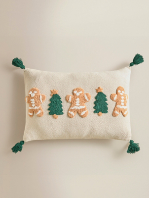 Christmas Gingerbread Cushion | Home | George at ASDA