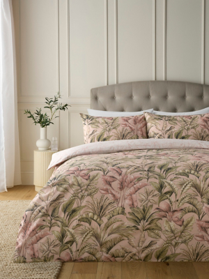 Pink Palm Tree Duvet Set | Home | George at ASDA