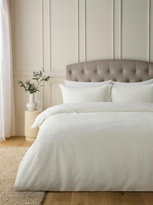 Dark Green Trailing Leaf Textured Waffle Duvet Set | Home | George at ASDA