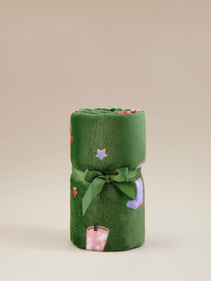 Green Cowboy Boot Super-Soft Throw | Home | George at ASDA