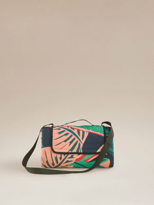 Bright Jungle Leaves Picnic Rug | Outdoor & Garden | George at ASDA